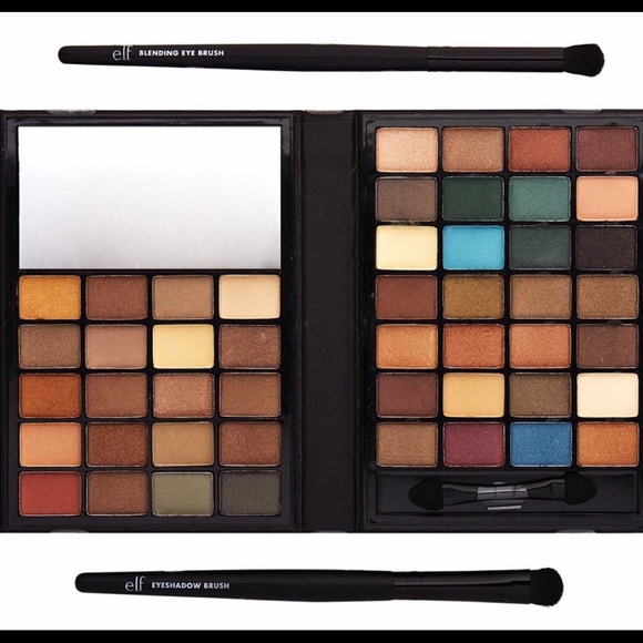 ELF | Makeup | Elf 48 Colors Eyeshadow And Brush Set | Poshmark